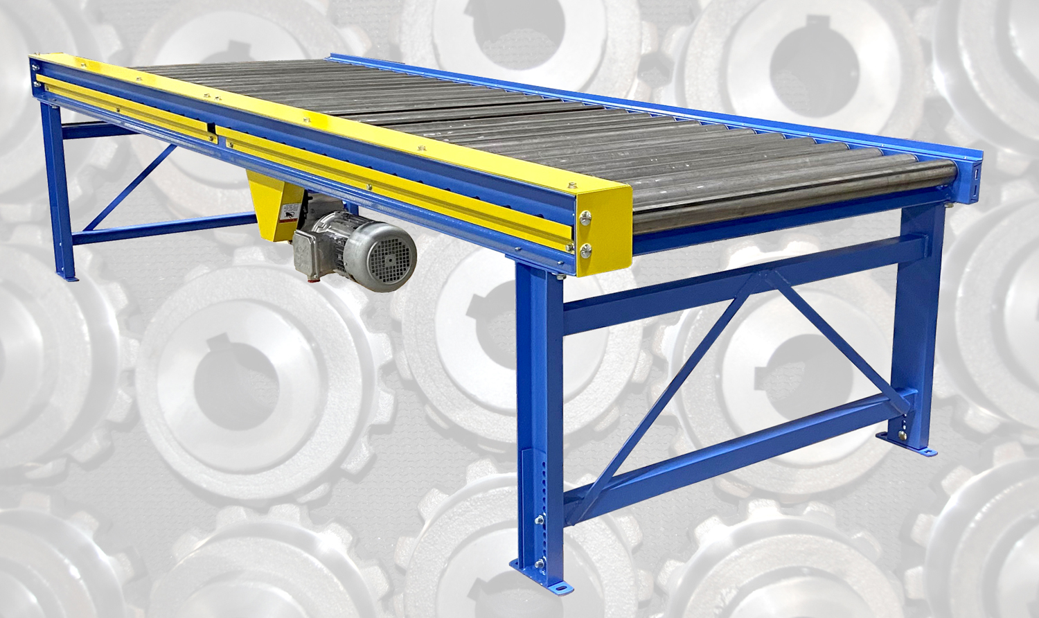 Model 519 Chain Driven Live Roller Conveyor | Titan Industries Inc.